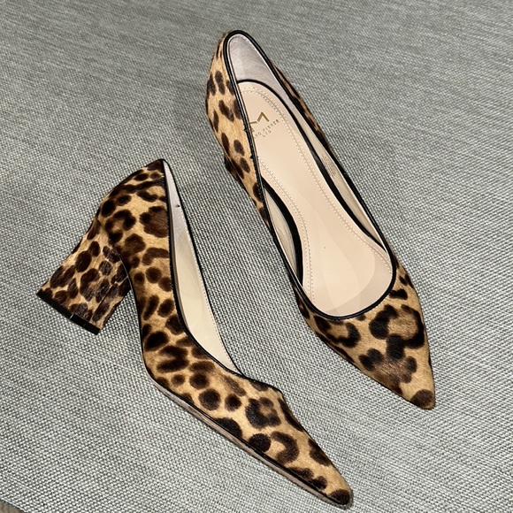 Marc Fisher | Shoes | Marc Fisher Zalaly Leopard Print Calf Hair Pumps ...